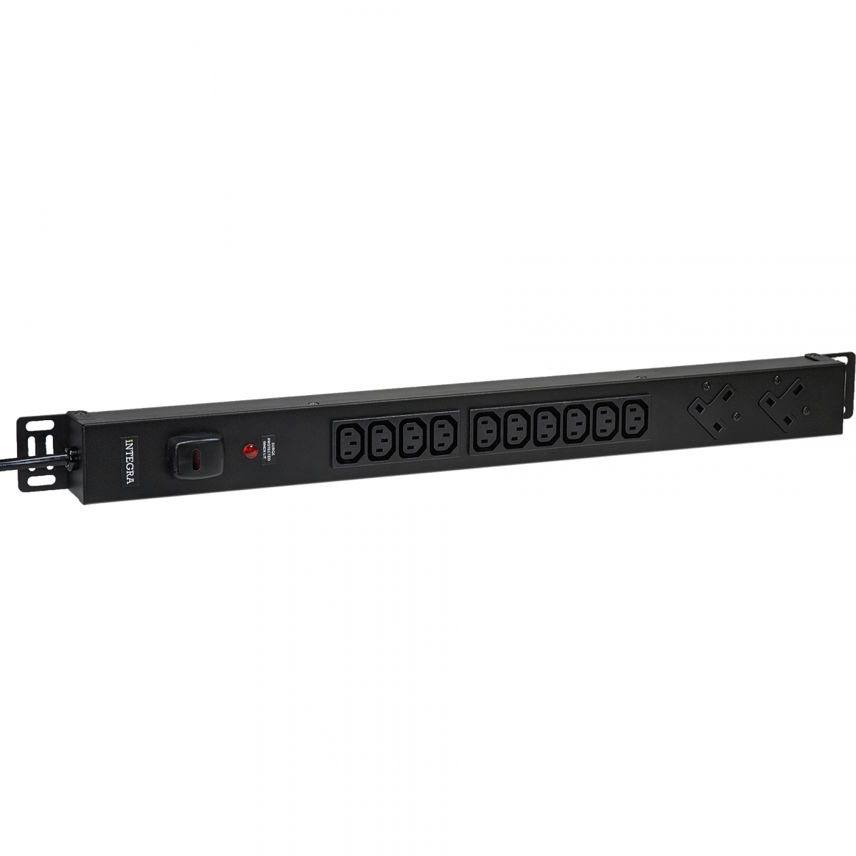 Surge Protected PDU | IEC C13 And UK 13Amp Sockets | Vertical 0U | DCDI